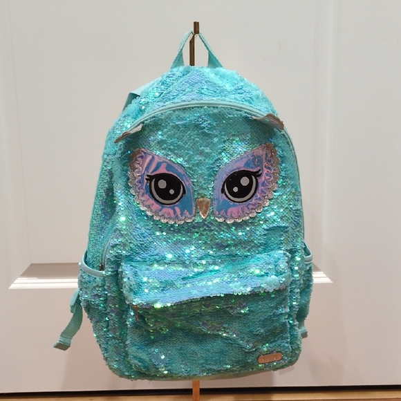 Justice | Accessories | Justice Guc Blue Sequins Owl Kids Full Size ...
